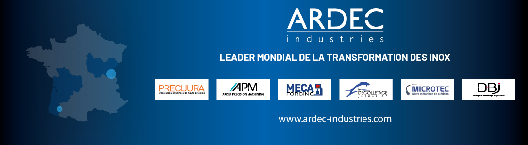 ARDEC INDUSTRIES, votre expert en transfo des inox en décolletage et frappe